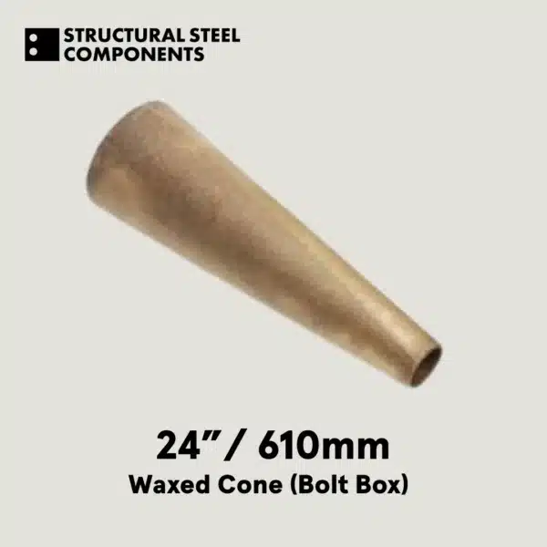 24" Conical Bolt Box for Concrete Foundations